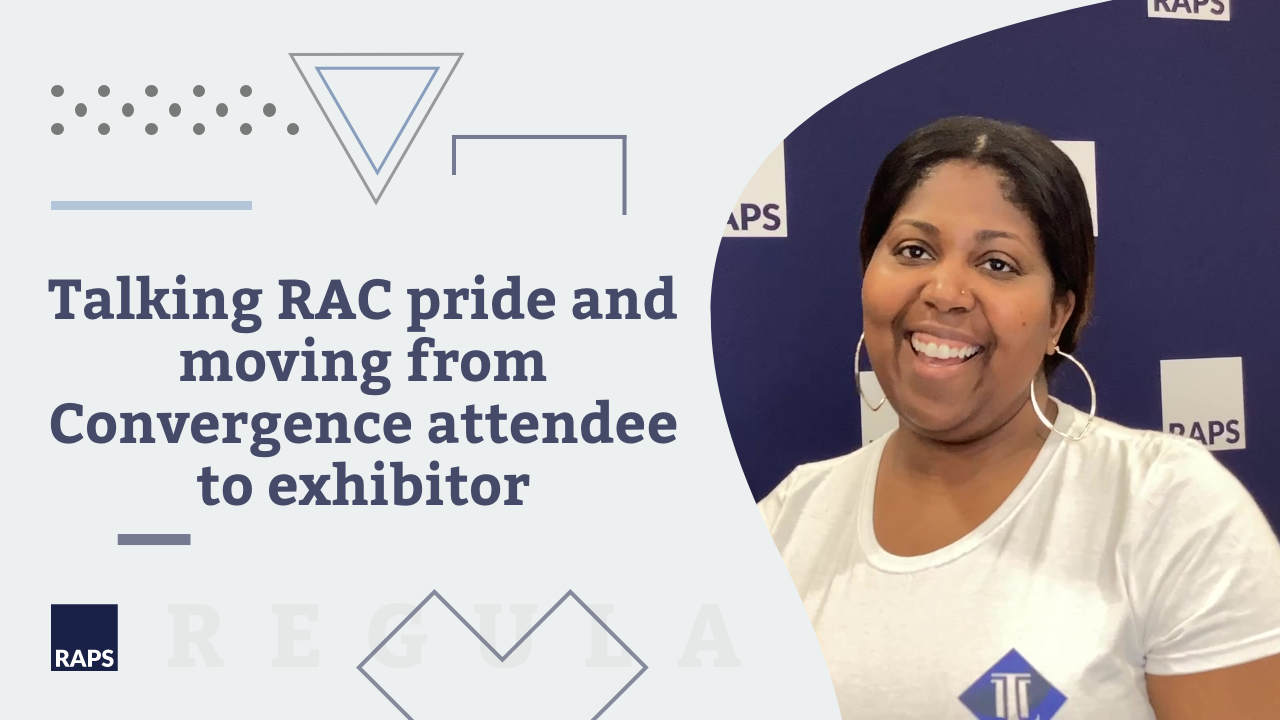 Sequita Lindsey talks RAC pride and moving from Convergence attendee to exhibitor | RAPS